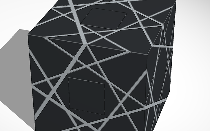 3D design Patterned Box | Tinkercad