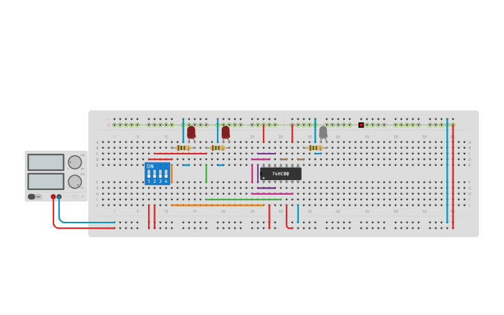 Circuit design Lab 8 Experiment 3 | Tinkercad