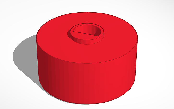 3D design GM HVAC control knob - Tinkercad