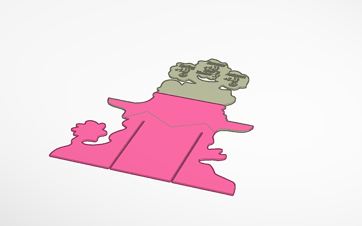 3D design Everdell Tree Main - Tinkercad