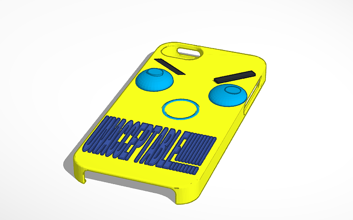 3D design lemongrab ariel camacho clear case fro (Dan Emery) | Tinkercad