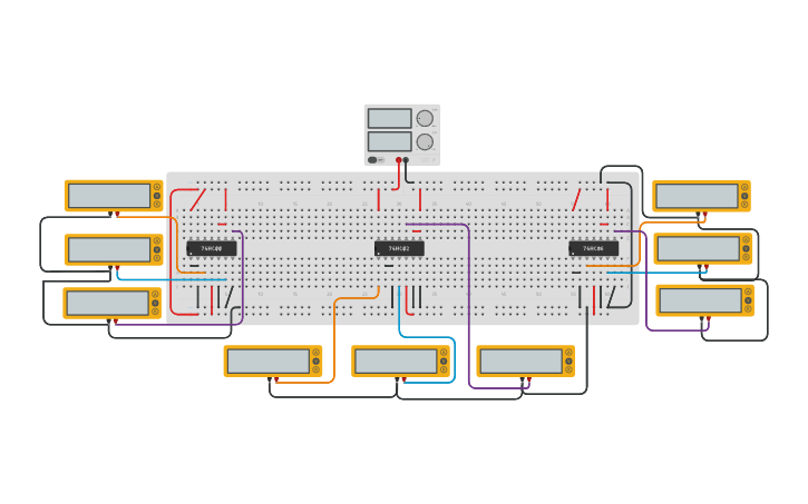Circuit Design 3 In One Nand Nor And Xor Logic Gates Tinkercad