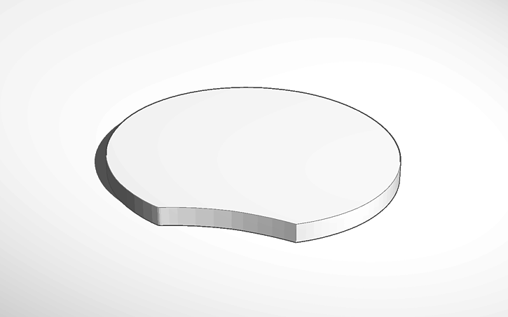 3D design Mickey Ear shape | Tinkercad