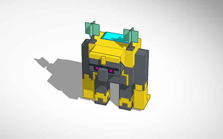 3D design Minecraft Dungeons Squall Golem | Tinkercad