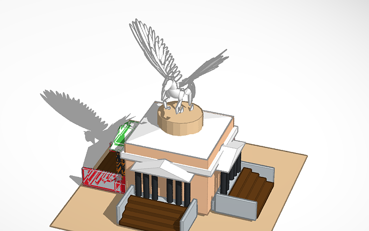 3D design Greek monument | Tinkercad