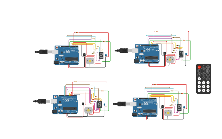 Circuit design PROJETO PAGER | Tinkercad