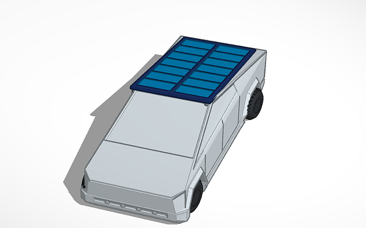 3D design Tesla Truck - Tinkercad