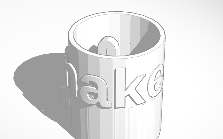 3D design make cup! - Tinkercad