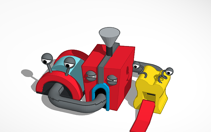 3D design Toy machine - Tinkercad