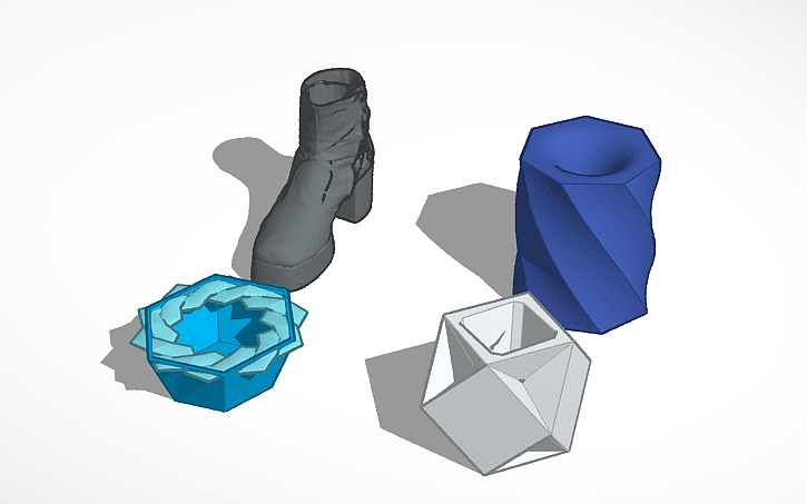 3D design vase - Tinkercad