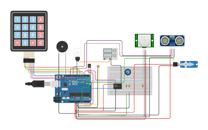 Circuit Design Home Automation Tinkercad