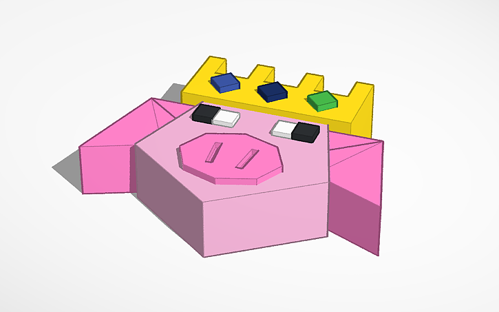 3D design Technoblade Keychain V2 - Tinkercad