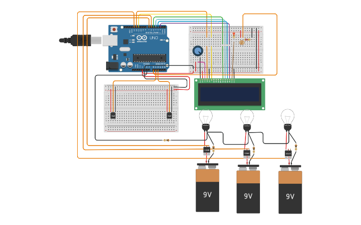 Circuit design Copy of LCD | Tinkercad