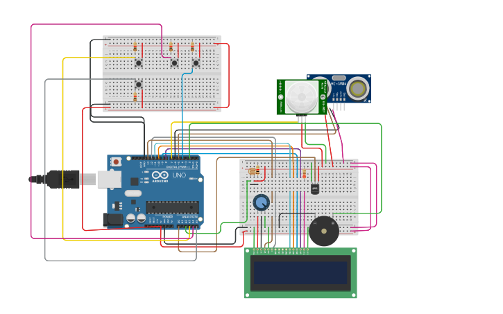 Circuit Design Copy Of Smart Health Monitoring System Tinkercad