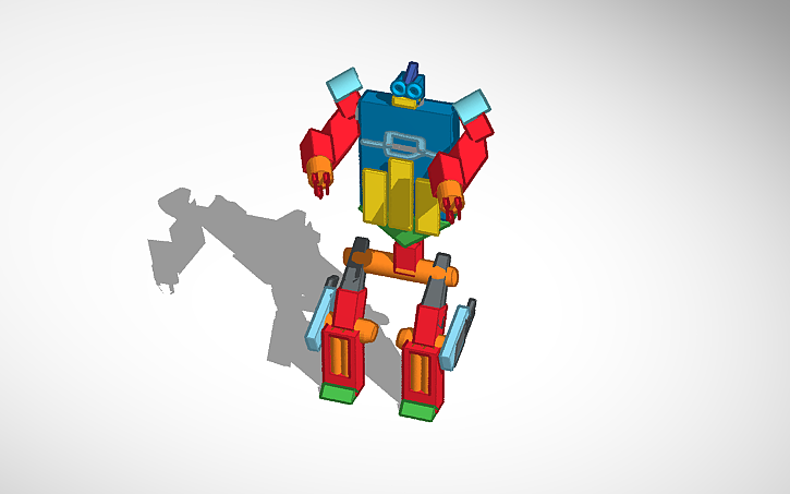 3D design metrobot - Tinkercad