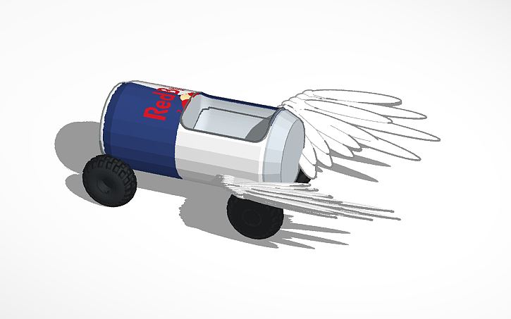 3D design Red Bull gives you wings - Tinkercad