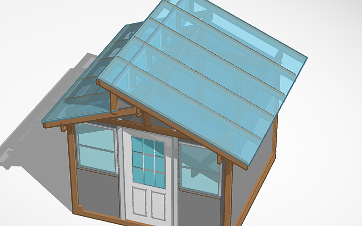 3D design KXF1 Greenhouse - Tinkercad