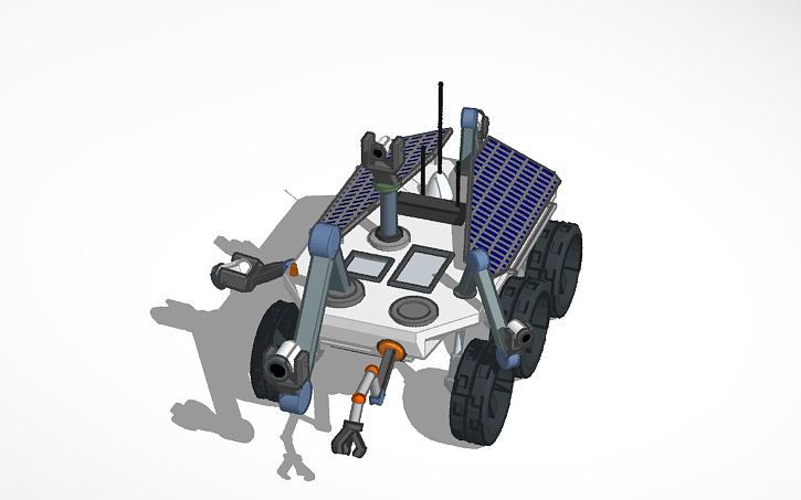 3d Design Łazik Księżycowy Tinkercad