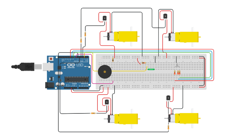 Circuit design Trabajo practico: numero 2 | Tinkercad
