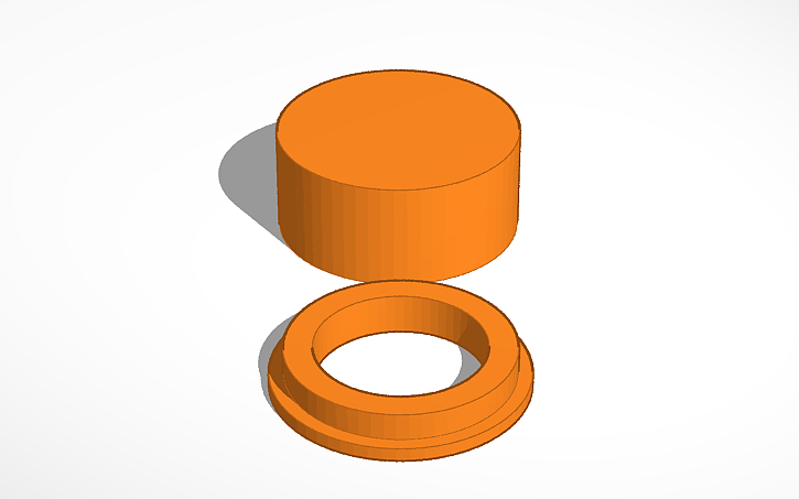 3D design stepped bushing | Tinkercad