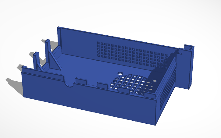 3D design OctoPI - Raspberry PI 4 top case - Tinkercad