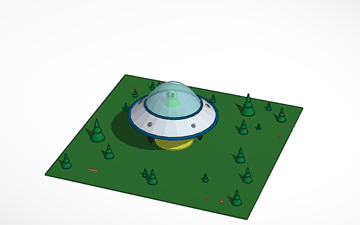 3D design Alien - Tinkercad