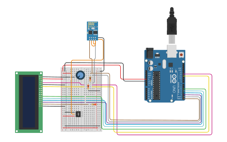 Circuit design Wifi - Tinkercad