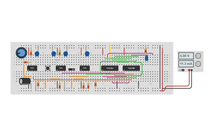 Circuit Design Clock Module Tinkercad