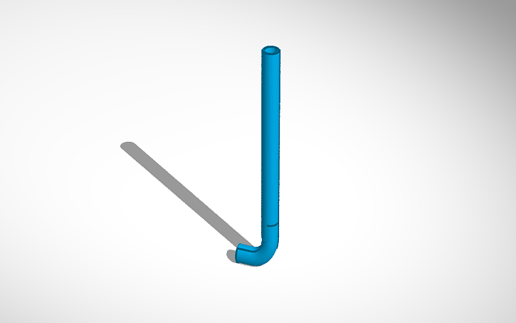 3D design The pipe - Tinkercad