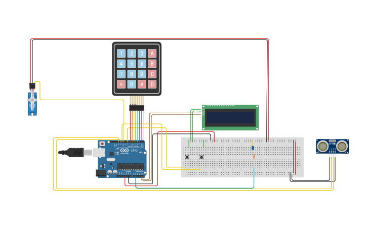 Circuit design Mini Projet - Tinkercad
