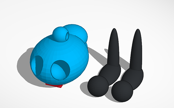 3D design Fin the fish for Christmas trees - Tinkercad