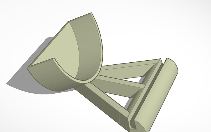 3D design Lithophane Puck Holder v2 - Tinkercad