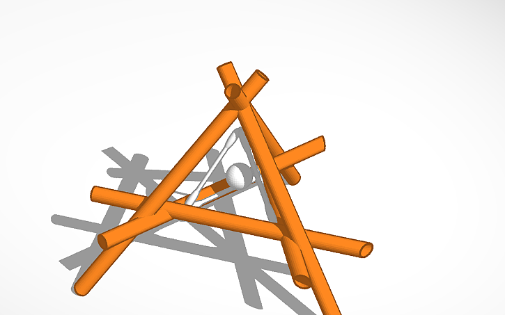 3D design Egg Drop Prototype 1 - Tinkercad