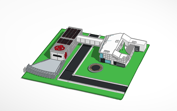3D design Avengers Base.AS10 - Tinkercad
