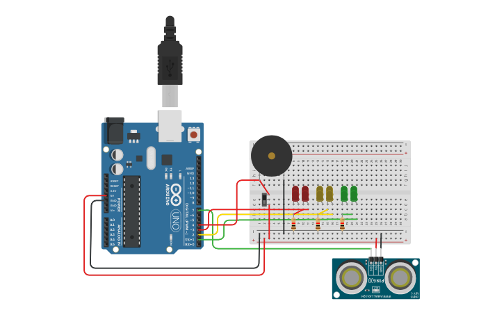 Circuit design Tugas Arduino KD3 Kevin-XC-24 | Tinkercad