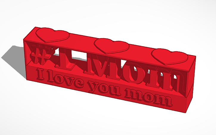 3D design Mothers Day Project (Edit Name On Back) - Tinkercad