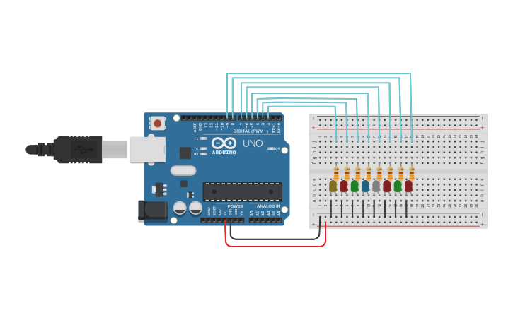 Circuit design SESANTE- LED DISPLAY PART 1 (SIMULTANEOUS BLINKING ...