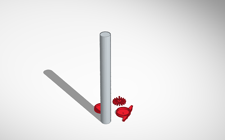 3D design water pump - Tinkercad