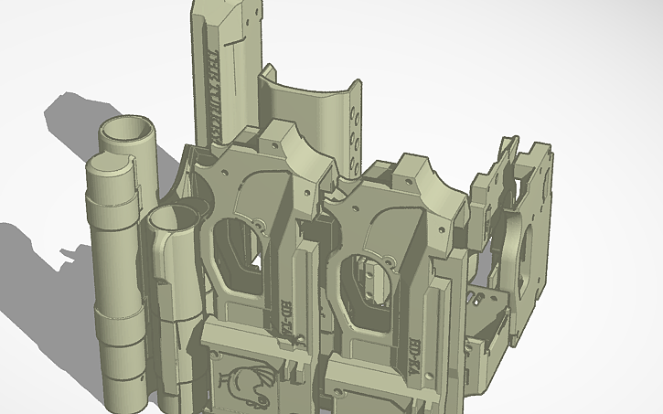 3D design Nerf | Turkey Blaster X8 - Tinkercad