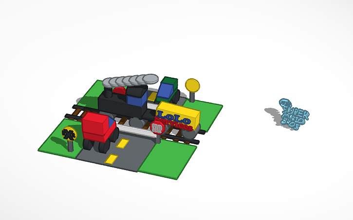 3D design Train - Tinkercad