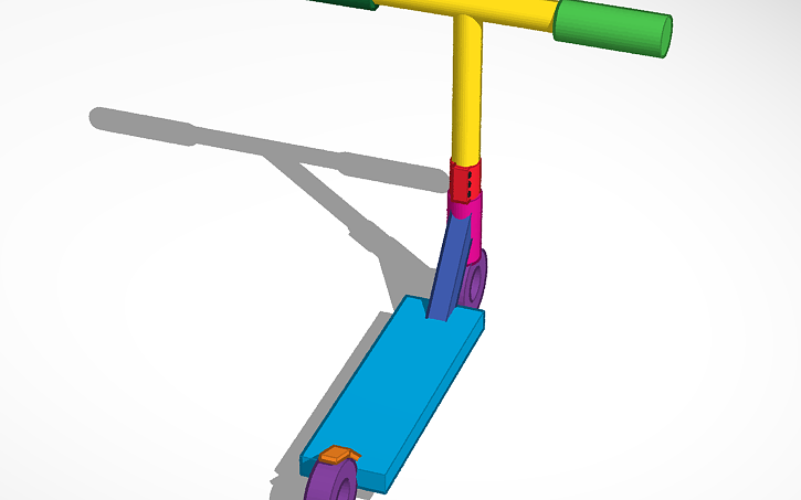 3D design scooter | Tinkercad