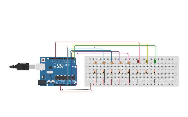 Circuit Design Programming Activity 4 Analog Input Digital Output Tinkercad