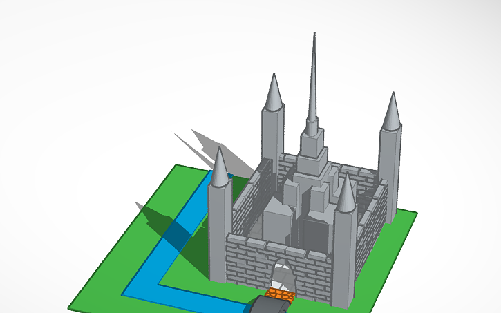 3D design castel - Tinkercad