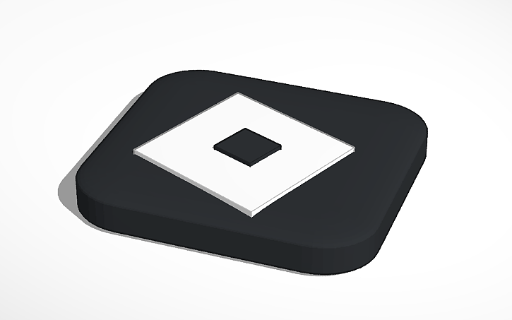 3D design Roblox logo - Tinkercad