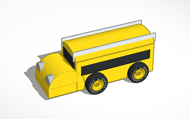 3D design School Bus - Tinkercad