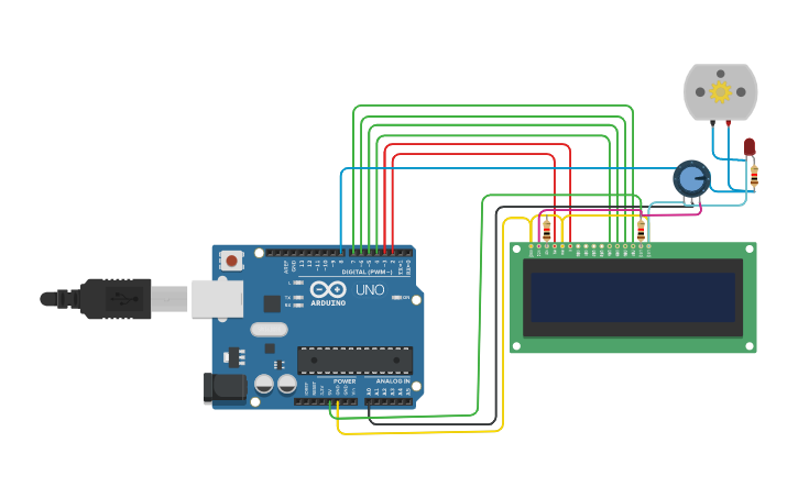 Circuit design soil moisture sensor - Tinkercad