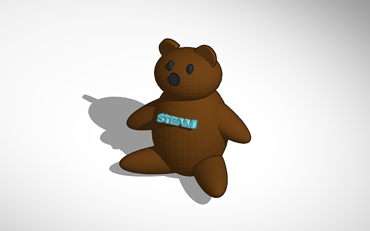 3D design Calming STEAM Teddy! - Tinkercad