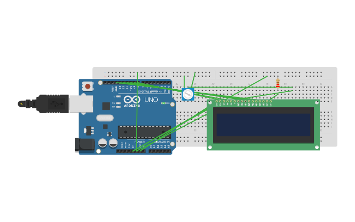 Circuit design Greek Characters on Arduino | Tinkercad