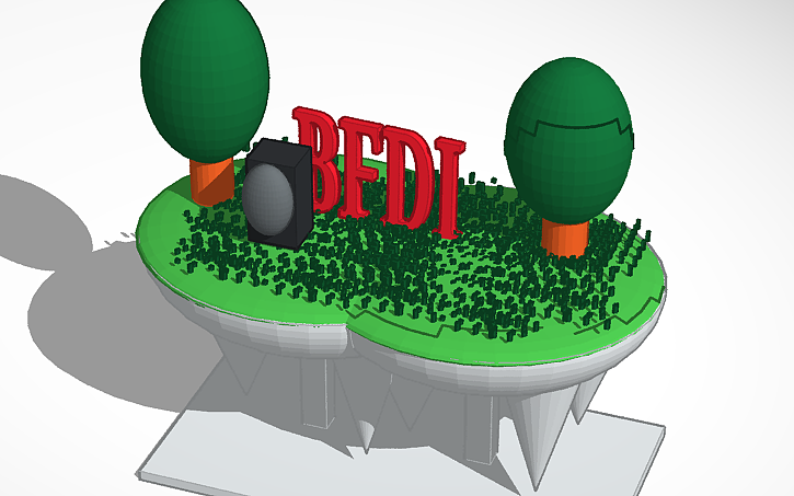 3D design BFDI - Tinkercad