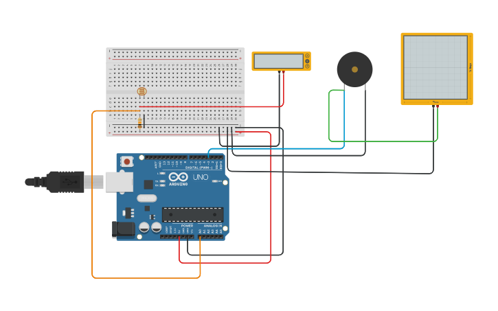 Circuit Design Эксперимент 4 Терменвокс Tinkercad